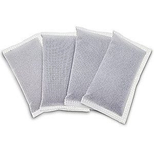 Xcivi Replacement Activated Charcoal Odor Removing Air Filters DustBins Deodorizer, Compatible with iTouchless Trash Cans 8 Gallon and Larger (4)