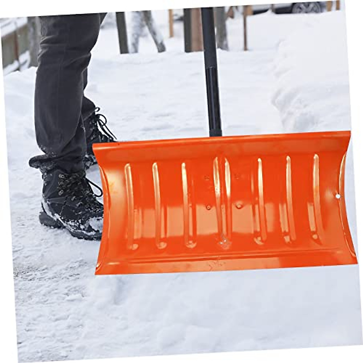 Happyyami Snow Shovel Accessories Snow plow Shovel Snow Pusher Head car Shovel Snow kit Snow Cleaner car Snow Shovel accesorios para Autos Replaceable ice Shovel Iron Sand Shovel Household