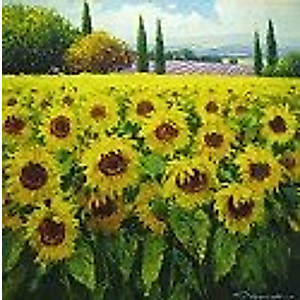 Sunflowers and Lavender