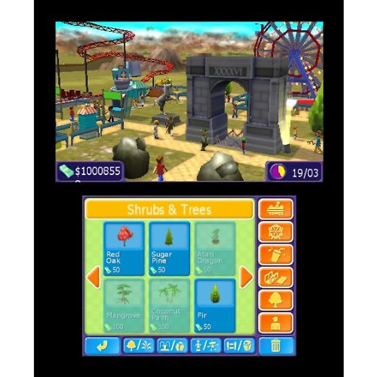 Rollercoaster Tycoon - Nintendo 3DS