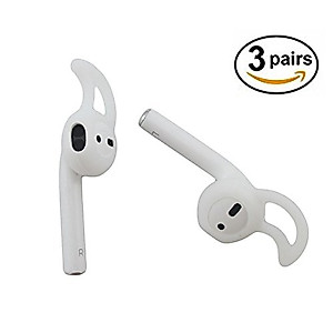 Zotech Replacement Covers and Hooks for Apple Airpods and EarPods 3 Pairs (White)