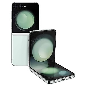SAMSUNG Galaxy Z Flip 5 Cell Phone, Factory Unlocked Android Smartphone, 512GB, Compact, Foldable Design, One-Hand Control, Best Selfies, Full Cover Screen, US Version, 2023, Mint