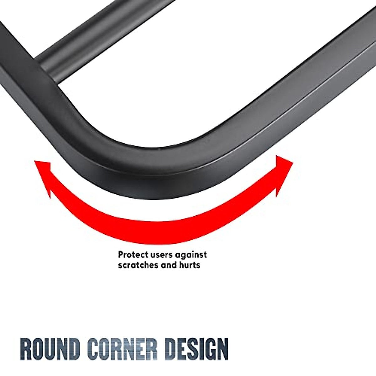 Yescom Foldable Towel Rack with Towel Hooks and Adjustable Towel Bar for Bathroom Wall Mounted 24 Inch 304 Stainless Steel Shelf Matt Black