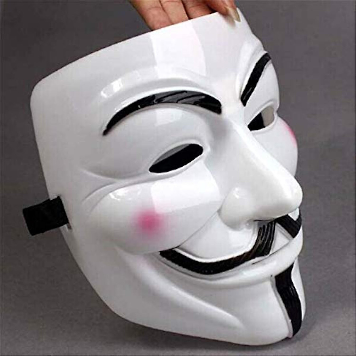 Diximus V for Vendetta Mask Anonymous Guy Fawkes Halloween Mask Hacker Mask (V Mask)