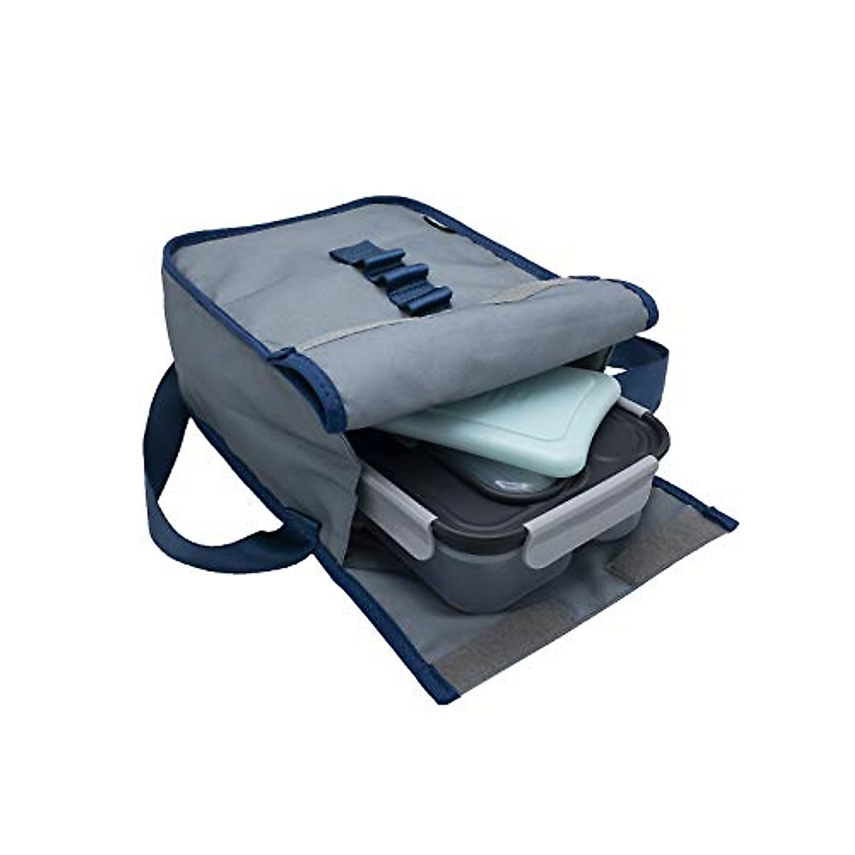 BUILT Crosstown Stain Resistant Insulated Lunch Bag with Adjustable Shoulder Strap Citadel 5269922