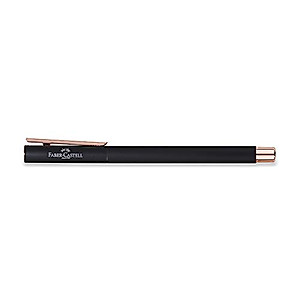 Faber-Castell NEO Slim Fountain Pen Metal Black,Rose Gold Spring EF Rose-Gold