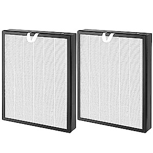 Vital 200S Replacement Filter Compatible with Levoit Vital 200S Air Puri-fier，3-in-1 H13 True HEPA Filter and High-Efficiency Activated Carbon Filter, Part # Vital 200S-RF，2 Pack，White