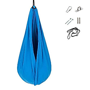 Therapy Swing for Kids with Special Needs (Hardware Included),Pod Swing Chair for Sensory Integration Indoor Outdoor Hammock Adjustable Hanging Chair