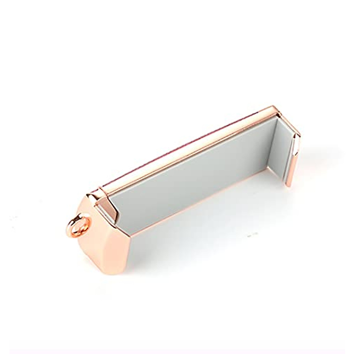 CQUUKOI Universal Phone Lanyard Holder,Phone Clip with Lanyard Metal Crossbody Phone Chain Clip Mobile Phone Buckle Phone Tether Safety Strap for iPhone, Galaxy & Most Smartphones (Rose Gold & Blue)