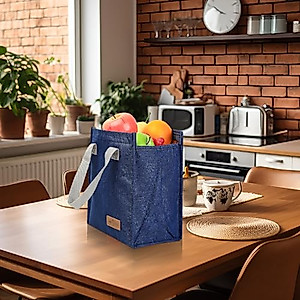 Lunch Bag Insulated, Lunch Box Bag, Reusable Lunch Tote Bag, Lunch Box Container Bag Insulated for Women, Men, Work, Office, Travel -Black
