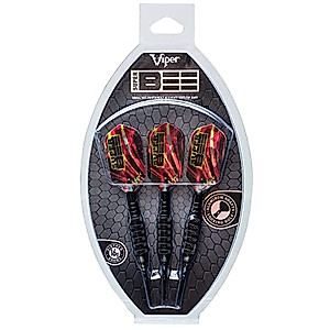 Viper Super Bee Soft Tip Darts: Black Coated Brass, 16 Grams