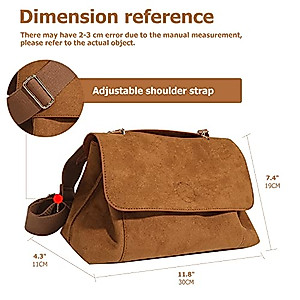 TUGONK Designer Women's Handbags Satchel Purse, Vintage Crossbody Bags Tote Bag Top Handle Purses Shoulder for Women