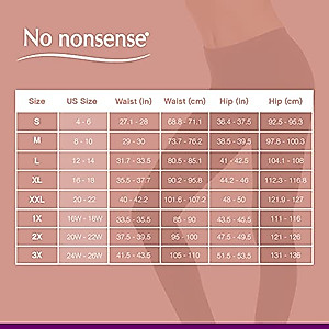 No Nonsense Womens Cotton Leggings, Charcoal Grey, X-Large