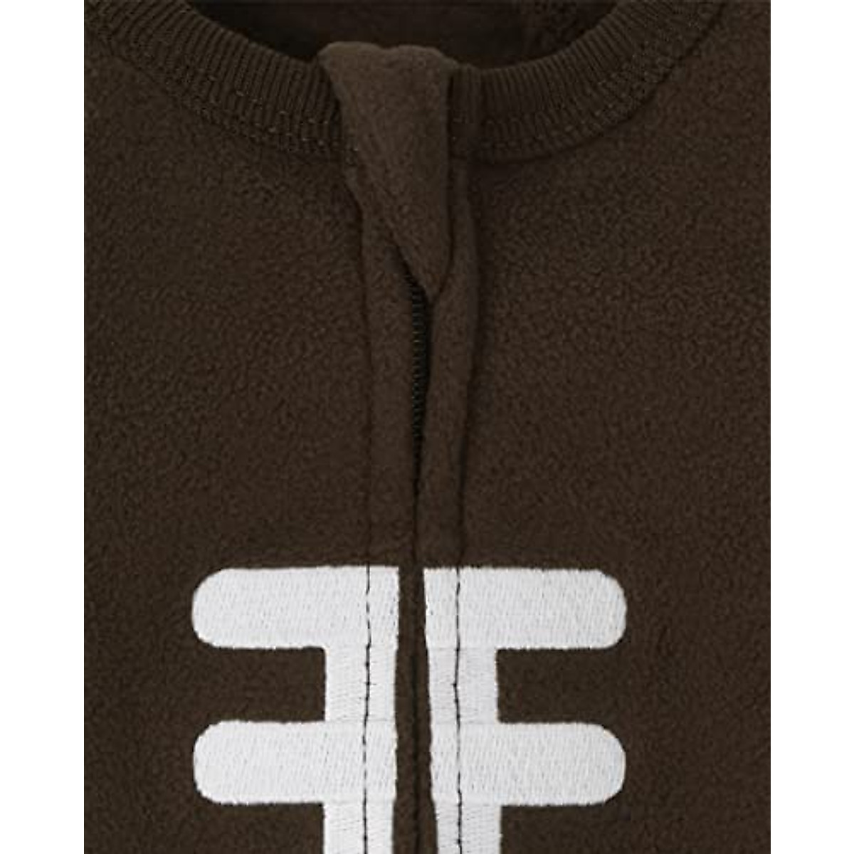 The Children's Place child Family Matching Christmas Holiday Pajamas Sets, Snug Fit 100% Cotton, Big Kid, Toddler, Football Fam & Toddler - Zip Sleeper 9-12 Months