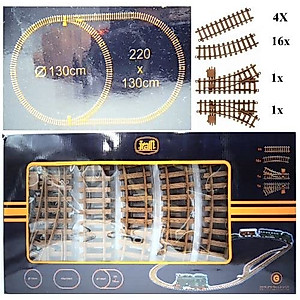 G Scale Plastic Train Track Set (Complete Replacement Compatible with Newbright BATTERY OPERATED TRAIN)