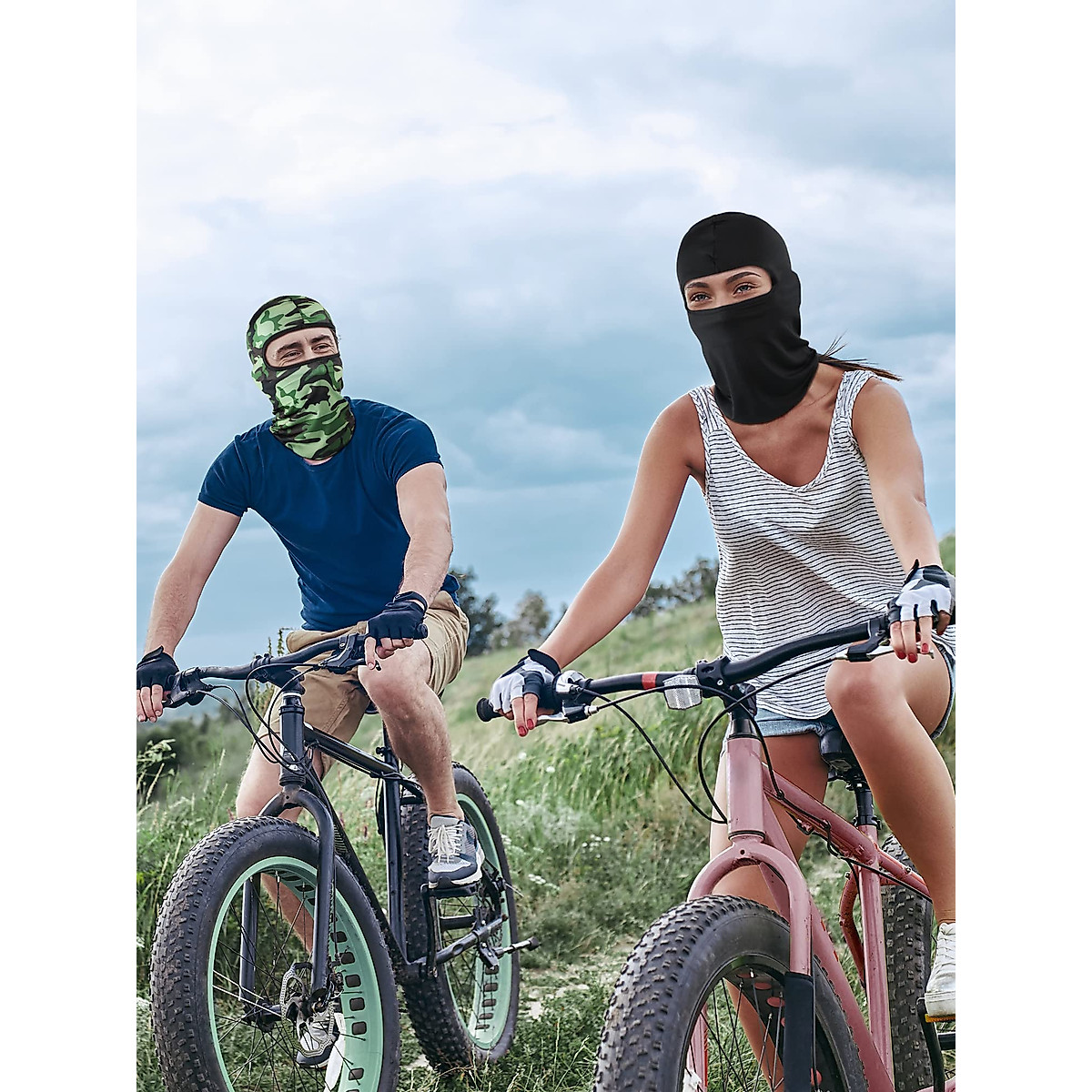 12 Pieces Sun Protection Balaclava Full Face Cover Sun UV Protection Face Protective Cover for Outdoor Sports (Popular Color,Popular Style)