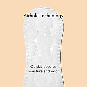 Rael Panty Liners for Women, Organic Cotton Cover - Thin Pantiliners, Light Absorbency, Unscented, Chlorine Free (Micro Thin, 140 Count)