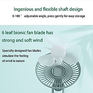 Dalontun Desk Fan Table Shaking Fan Air Circulator Home Office 3 Speed Battery Operated 7 Inch Clip Bedroom Cooling JP-ytts 0