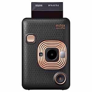 instax Mini LiPlay 2-in-1 Hybrid Instant Photo Camera and Printer with 2.7 inch LCD Screen, Mini Film formT,Elegant Black