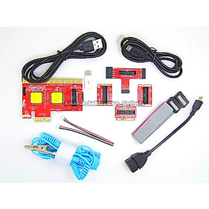 Lingvetron New V8 PCIe USB Post Test Card Motherboard Diagnostic Tester Kit Unique USB Diagnosis for PC Laptop Server All in One Mini PC Mac Android Phone Tablet Computer Analyzer Multi Ports Support