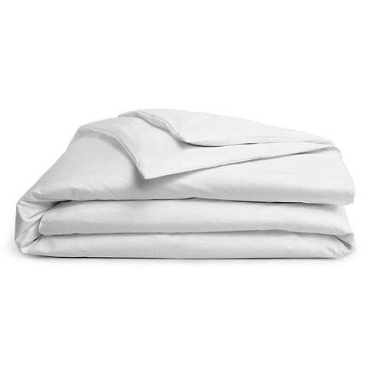 Pacific Linens Solid White King 3-Pc Duvet Cover and Sham Set, 200 Thread Count Poly-Cotton Blend, Luxurious Hotel Quality, Elegant Breathable and Durable