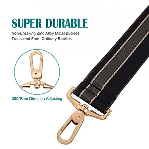 River Lake Purse Strap Replacement Crossbody Handbag Stripe Wide Adjustable