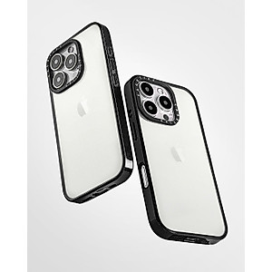CASETiFY Compact iPhone 13 Pro Max Case [2X Military Grade Drop Tested / 4ft Drop Protection] - Clear Black