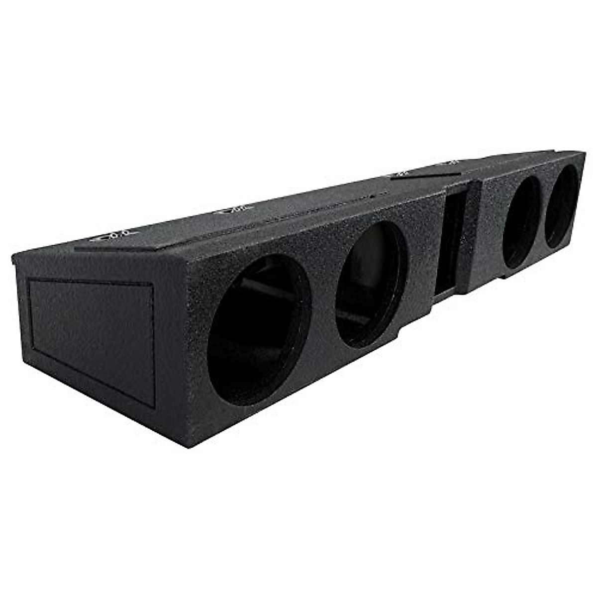 Rockville Quad 8" Sub Box for 2009-2020 Ford F150 Super Crew+2017-2020 F250/350