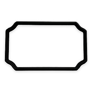 Movie Ticket Cookie Cutter with Easy to Push Design (4 inch)