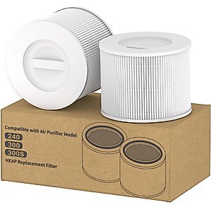RGBflt 2 Pack 14 True HEPA Filter Replacement Compatible with Puro 240 Air Purifier, 3-in-1 True HP-14 and Activated Carbon Filter