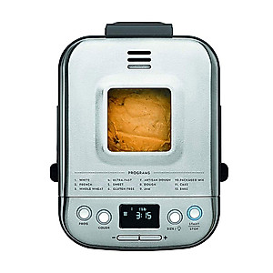 Cuisinart CBK-110 Compact Automatic Bread Maker, Silver + 1 YR CPS Enhanced Protection Pack