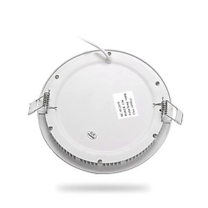 AIKUZ Ultra-Slim Round LED Ceiling Spotlight 3W/6W/9W/15W 3 4 6-inch Flat Panel Light Embedded Integrated LED Panel Light Panel Light for Kitchen Staircase Etc Indoor Lighting Ultra Slim (Color : Col