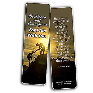 Popular Bible Verses for Men Bookmarks KJV (30-Pack) - Christian Gifts for Men Church Supplies Encouragement
