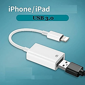 DESOFICON Lightning USB Camera Adapter for iPhone, iPad, and iPod Touch
