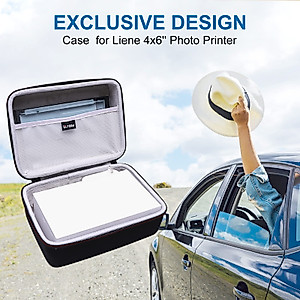 LTGEM EVA Hard Case for Liene 4x6'' Photo Printer, Wi-Fi Picture Printer, Instant Photo Printer for Smartphone