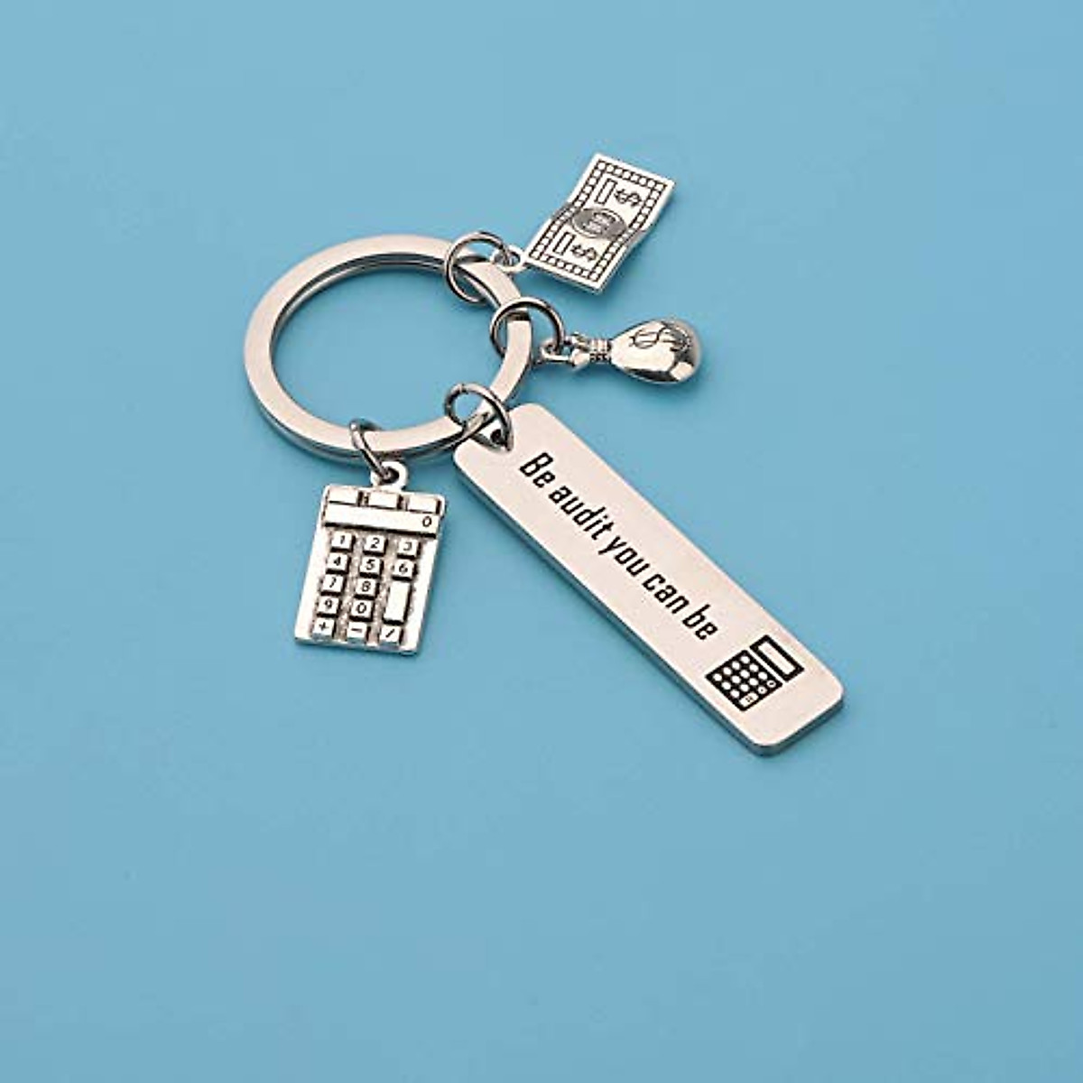 WSNANG Accountant Jewelry Be Audit You Can Be Keychain Auditor Gift Accounting Major Gifts CPA Graduation Gift (Be Audit Keychain)