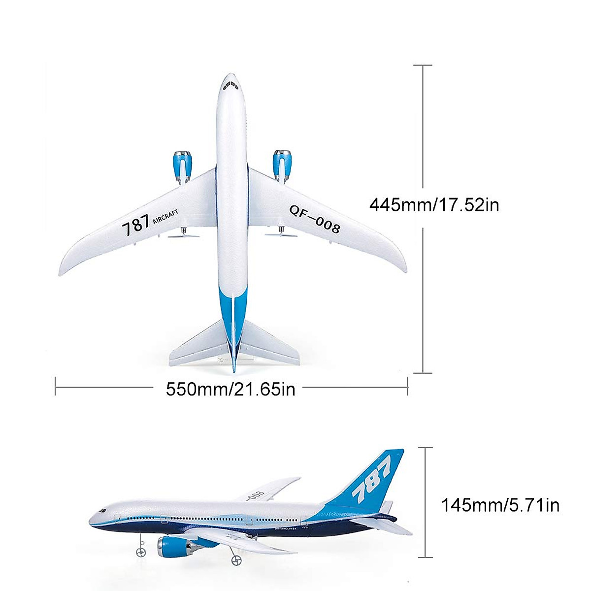 GoolRC QF008 787 Airplane Miniature Model Plane 3CH 2.4G Remote Control EPP Aircraft RTF RC Toy