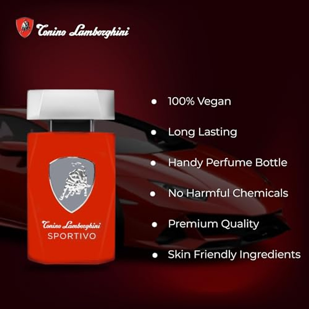 Lamborghini Sportivo by Tonino Lamborghini Eau De Toilette Spray 2.5 oz Men
