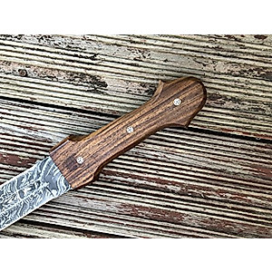 Perkin - FST1 - Damascus Steel Knife - 24 Inches Fixed Blade Hunting Knife Sword