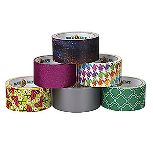 Duck Brand 283039 Printed Duct Tape, Single Roll, Galaxy