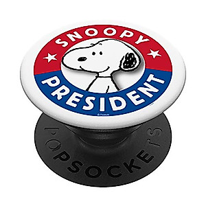 PEanuts Snoopy for president PopSockets PopGrip: Swappable Grip for Phones & Tablets