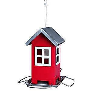 Trixie Bird Feeder Red/Silver 19 × 20 × 19 cm 1 L