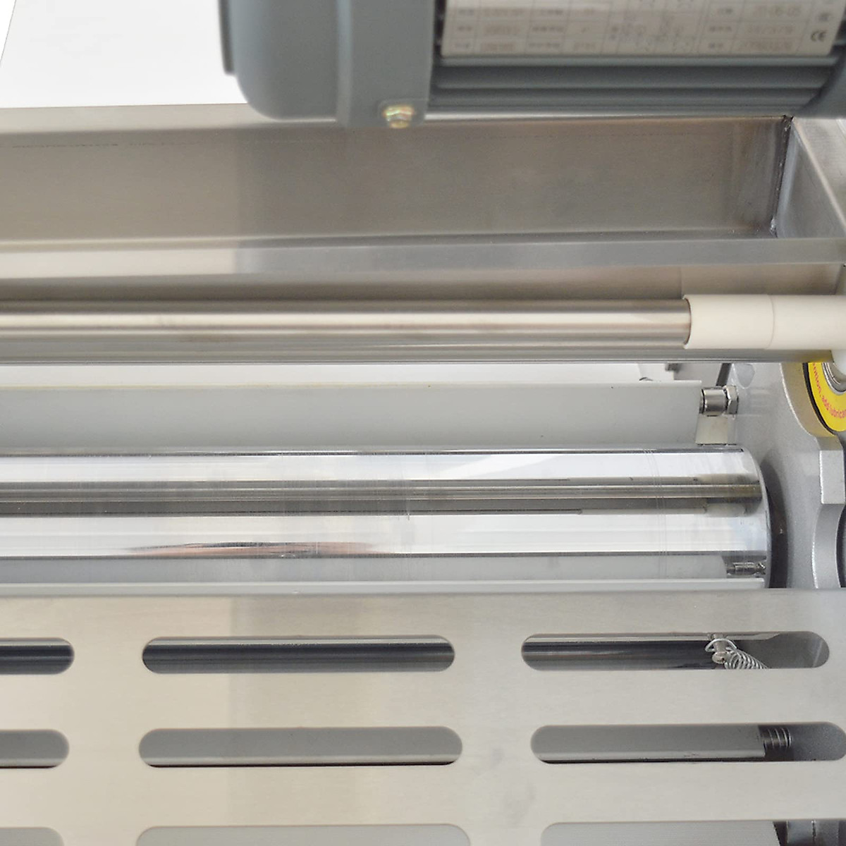 TECHTONGDA Commercial Dough Sheeter Laminated Dough Sheeter Fondant Flattener Pastry Sheeter Countertop Pizza Pasta Press Machine with 65x15.7" Conveyor Belt Professional Bakery Equipment