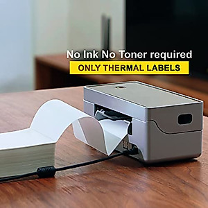 REKDOM Wireless Shipping Label Printer - 4x6 Thermal Label Printer with WiFi Connectivity - Work for Windows, Mac, Android, iPhone - Compatible with Amazon, Ebay, Shopify, Pirate Ship, Shippo etc