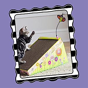 Petmate FAT CAT Big Mama's Scratch 'n Play Ramp Reversible Cardboard Toy