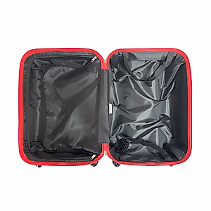 Fast Forward Minnie Mouse Luggage Hard Side Tween Spinner Rolling Suitcase for Kids Carry-On Travel Trolley - 21 Inch