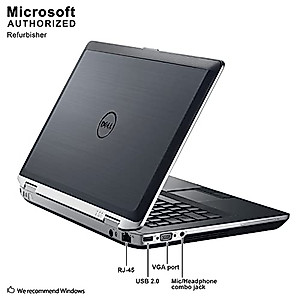 Dell Latitude E6430 Laptop - HDMI - Intel Core i5 2.6ghz - 8GB DDR3 - 320GB - DVD - Windows 10 Pro 64bit - (Renewed)