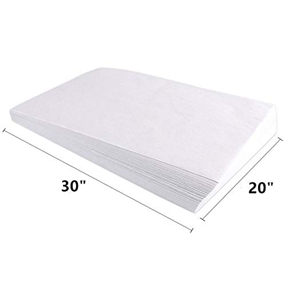 White Tissue Paper 30" X 20" - Large 100 Sheets,Premium White Tissue Ream,Tissue Paper Bulk,Solid Tissue Paper Pack for Birthday Party DIY Gift Wrapping,Crafts Art Decorations,Holiday Festival Baskets
