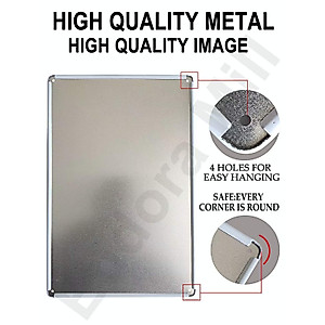 Eudora Mill Bee Happy 8x12 Metal Tin sign Vintage Bee Sunflower Happy Home Coffee Wall Decor Outdoor Farm Garden Rural Courtyard Wall Art Decor, Deco Mesh Wreath Supplies,Gift Gardeners, Teachers