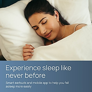 Kokoon Earbuds for Sleep Nightbuds - in-Ear Headphones - Sleep Aid for Adults - Ear Plugs for Sleep - Noise Masking - Bluetooth - Gray